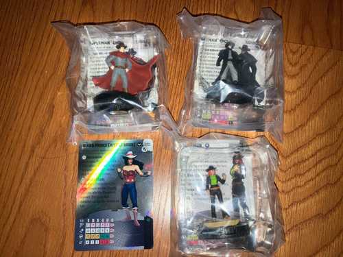 DC Heroclix Wild West OP WW24-001 Superman, WW24-002 Batman, WW24-003 ...