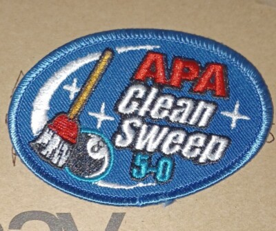 🔥💥APA 5-0 CLEAN SWEEP 8BALL TEAM PATCH AMERICAN POOLPLAYERS ASSOCIATION ...