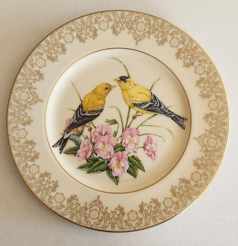Lenox American Goldfinch 1991 Garden Bird Plate Collection 8" Vintage ...
