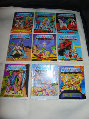 Masters Of The Universe MOTU He-Man Mini Comic lot 9 Acceptable to Good ...