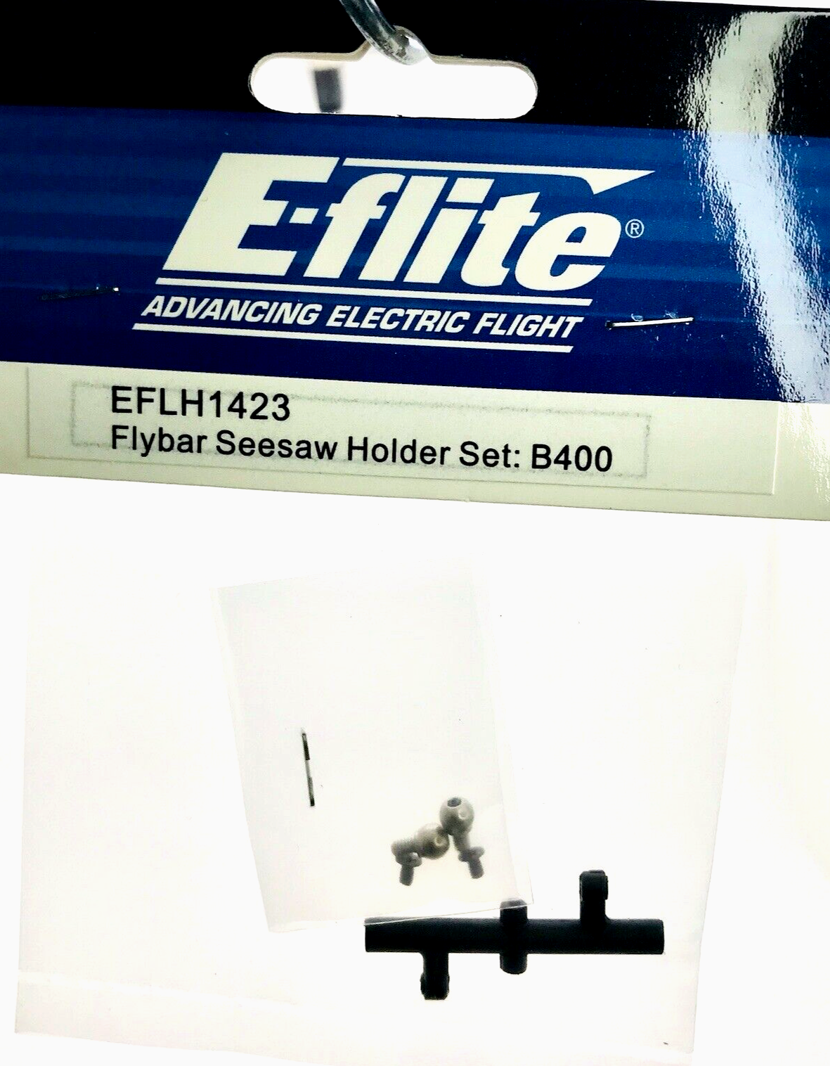 Remote Control Helo Parts E-FLITE EFLH1423 FLYBAR SEESAW HOLDER SET B400 New | eBay