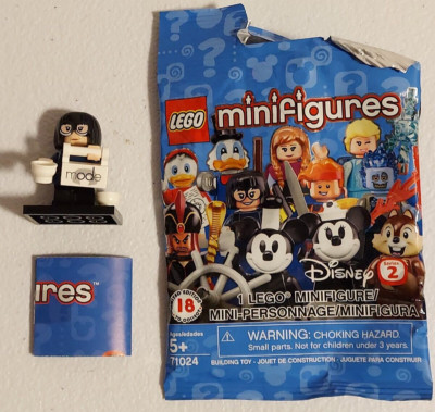 Lego Edna Mode Minifigure Complete Disney Series 2 71024 CMF Incredible ...