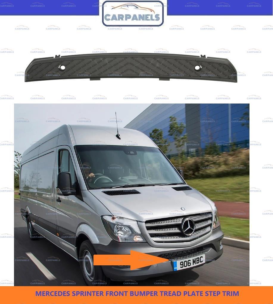 MERCEDES SPRINTER FRONT BUMPER TREAD PLATE STEP TRIM 2006 - 2013 OE ...