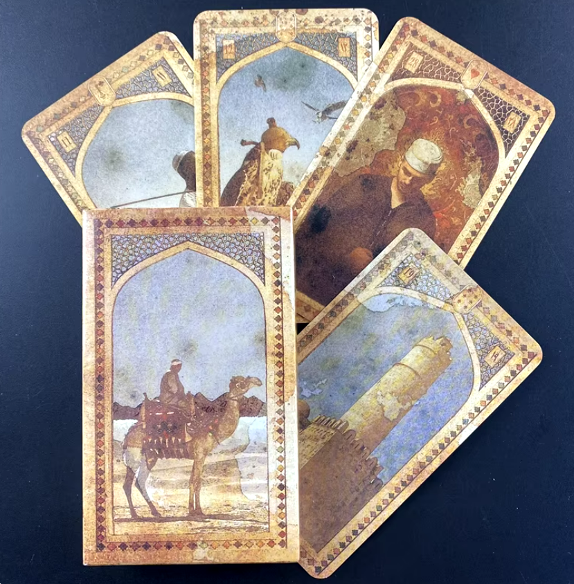 Old Arabian Arabiс Lenormand Tarot Cards Deck Oracle Deviation Fate | eBay