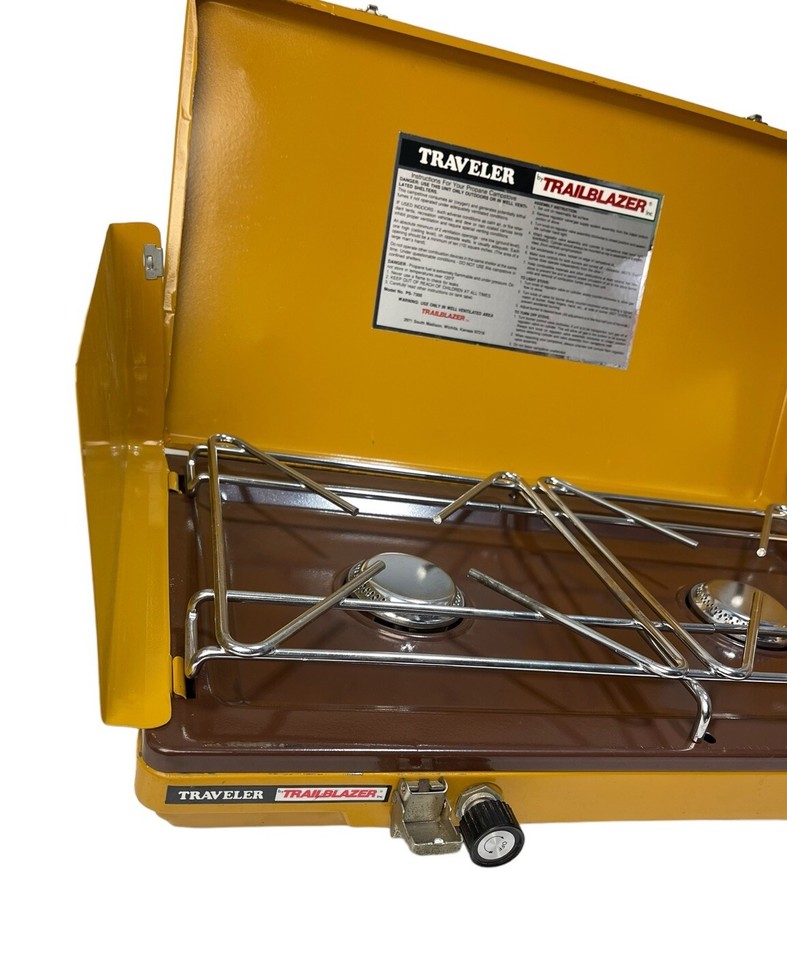 Traveler Trailblazer Turner 2-Burner Propane Camping Stove PS-7300 USA ...