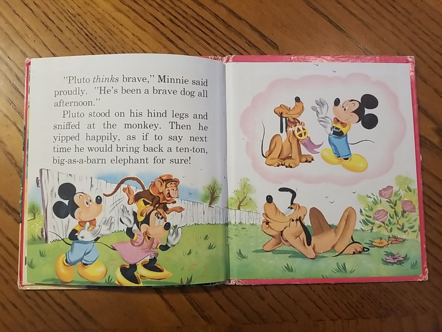 Tell-A-Tale #2552 - Walt Disney Pluto - 1957 Whitman hardcover - Minnie ...