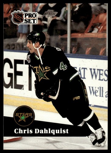 1991-92 Pro Set #408 Chris Dahlquist Minnesota North Stars | eBay