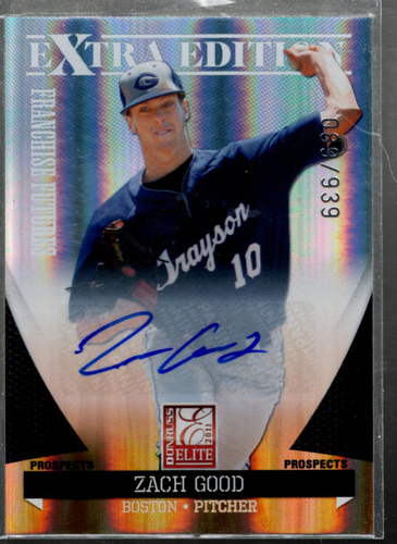 B5459 2011 Elite Extra Édition Franchise Future Signature #24 Zach Bon ...