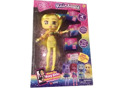 Brand New Boxy Girls Limited Edition Rainbows Doll - Goldie (Yellow ...