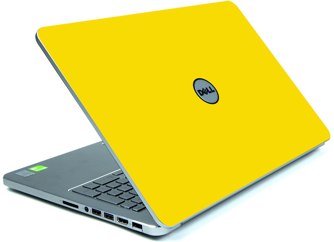 YELLOW Vinyl Lid Skin Cover Decal fits Dell Inspiron 15 7537 Laptop | eBay