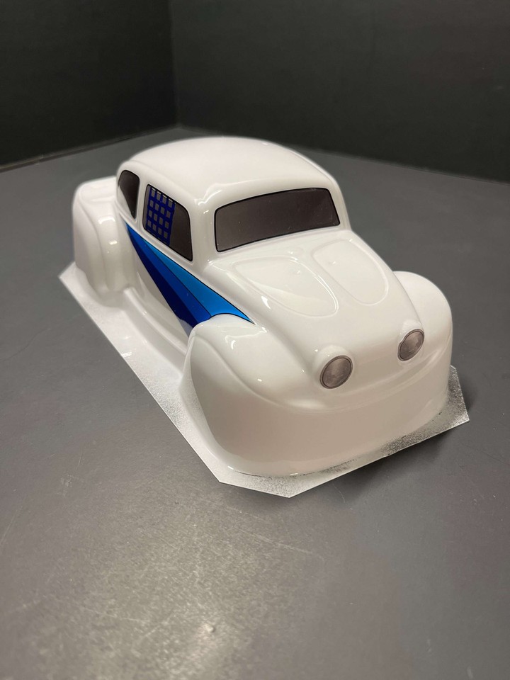 BOKI Racing Unpainted Mini-T Baja Bug Body 1/18 Team Losi 1304 Decal RC ...