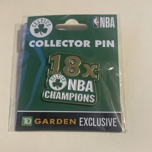 Boston Celtics Lapel Pin - 18x NBA Champions - TD Garden Exclusive | eBay