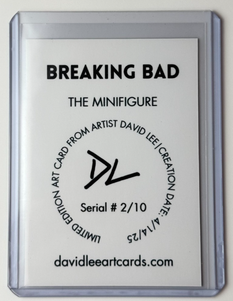 Breaking Bad Limited Edition Artist Signed "The Minifigure" Trading ...