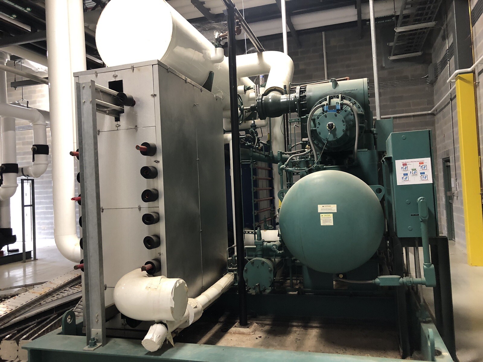 Frick RWF 222 Quantum Power PAC Ammonia Chiller 400 HP Rotary Screw ...