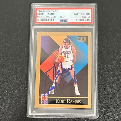 1990-91 NBA Skybox #229 Kurt Rambis Signed Card Auto 10 PSA Slabbed | eBay