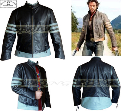 X-MEN WOLVERINE STYLE MENS BLK/GREY FASHION HIGH QUALITY ANALENE ...