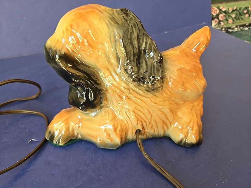 Hankscraft Cocker Spaniel Dog TV Lamp Night Light MCM Kitsch Vintage ...