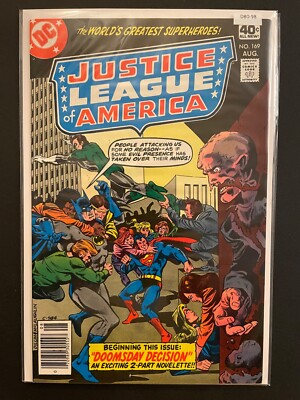 Justice League of America 169 Newsstand High Grade 9.2 DC Comic Book ...