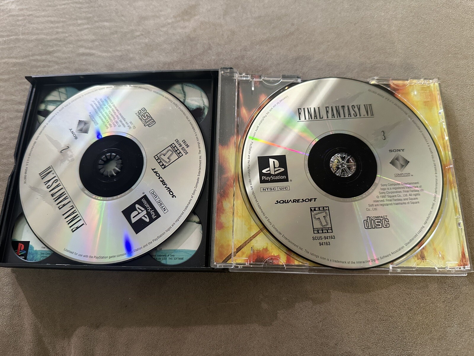 Final Fantasy VII (PlayStation 1, 1997) PS1 Complete 711719416326 | eBay