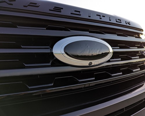 For 2018-2021 Ford Expedition Front & Rear Emblem Insert Decal Vinyl ...
