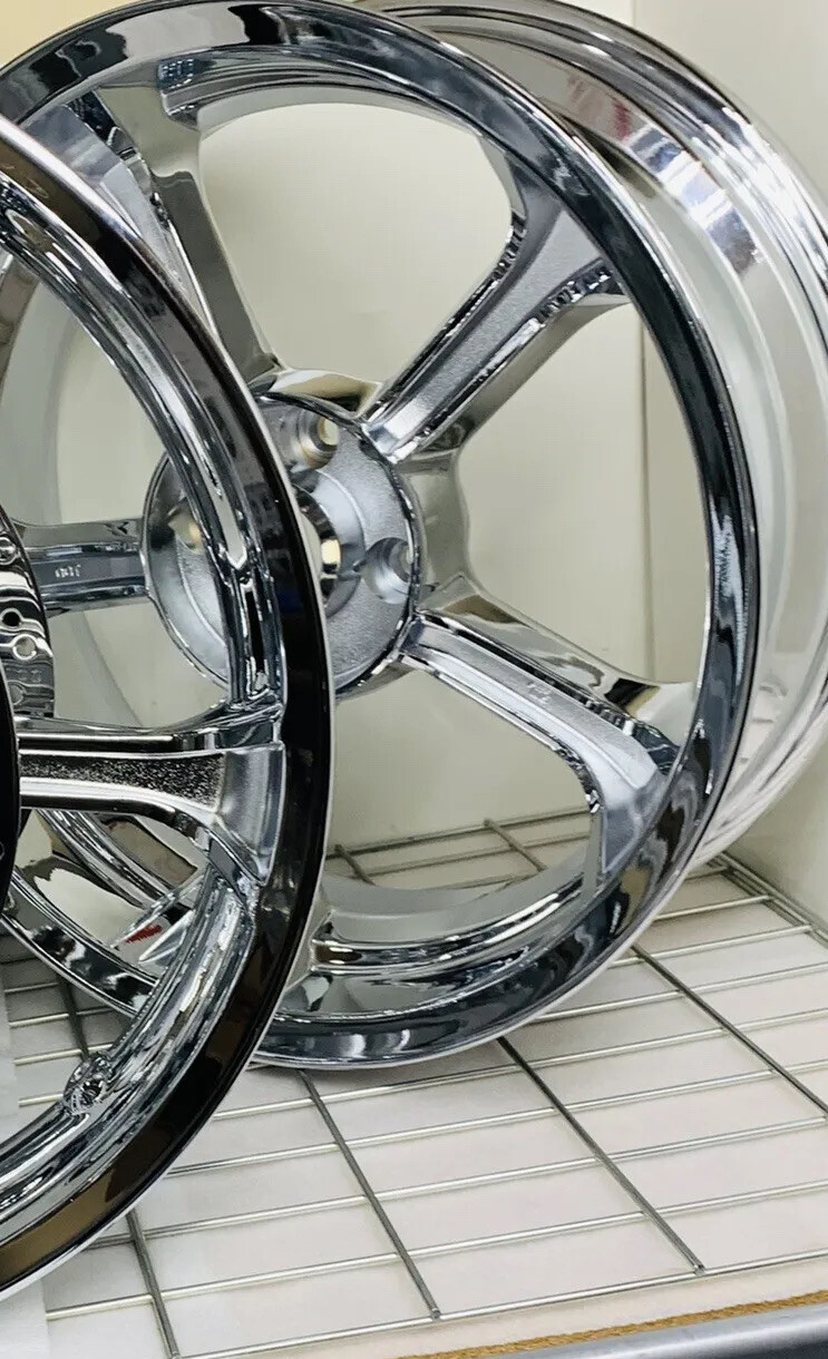 Harley CVO Tri Glide Rims 2020 -24 FLHTCUTGSE CUSTOM Chrome Wheels ...