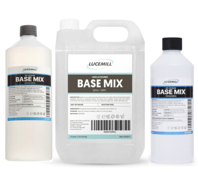 Lucemill VG/PG Base Mix | 50/50 60/40 70/30 80/20 | High Purity ...