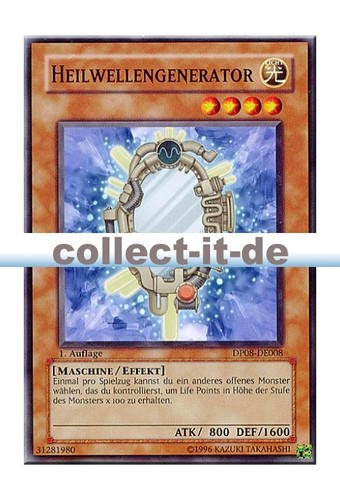 Yugioh DP08-DE008 Healing Wave Generator 1st Edition | eBay