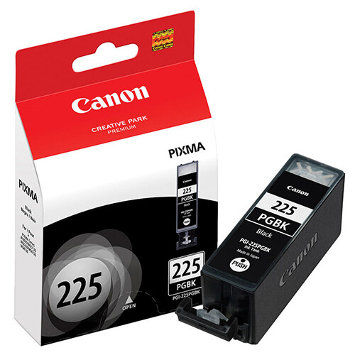 Canon 4530B001 (PGI-225PBK) Pigment Black Standard Yield Ink Cartridge ...