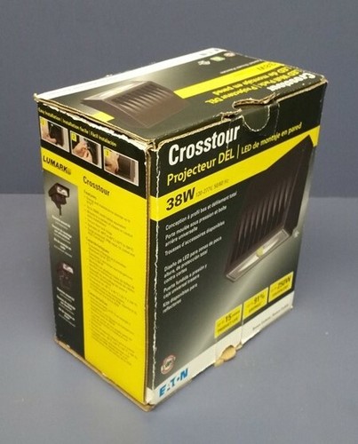 Eaton Lumark XTOR4B-W Crosstour 38W LED Wall Pack 4000K 120/277V Bronze ...