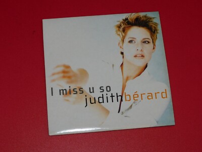 CD SINGLE - JUDITH BERARD - I MISS U SO - 2000 | eBay