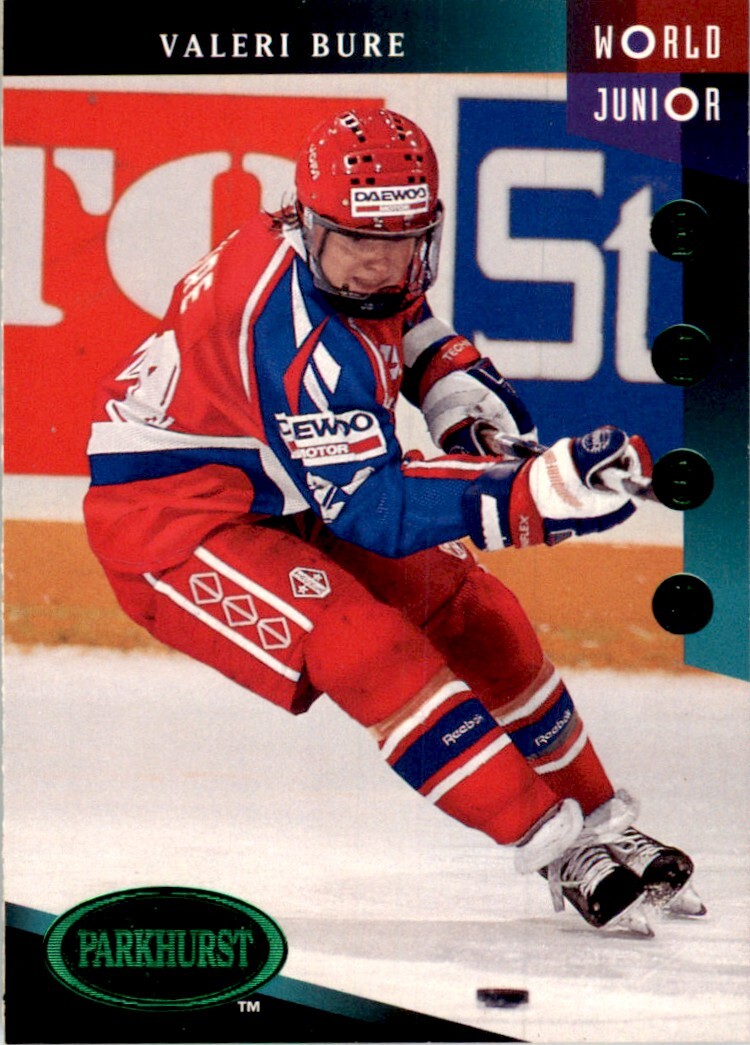 1993-94 PARKHURST VALERI BURE RUSSIA #509 | eBay