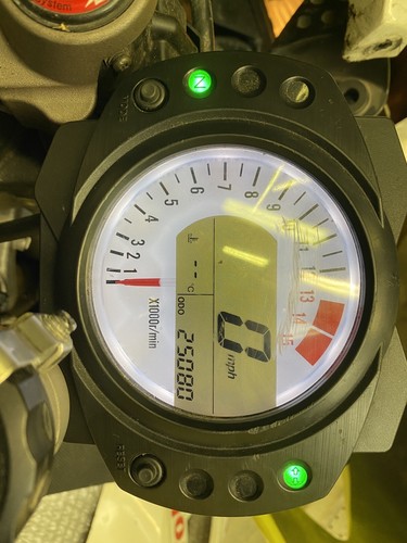 KAWASAKI ZX10R 2006 2007 06 07 D6F D7F CLOCKS DASH CLUSTER SPEEDO TACHO ...
