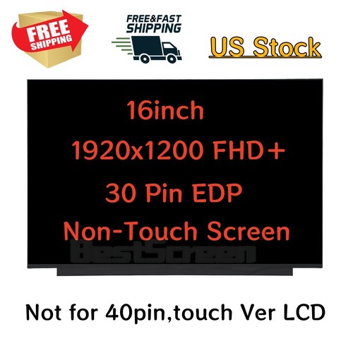 For Lenovo IdeaPad Slim 5 16IRL8 82XF FHD＋30Pin 16.0'' Non-Touch LED ...