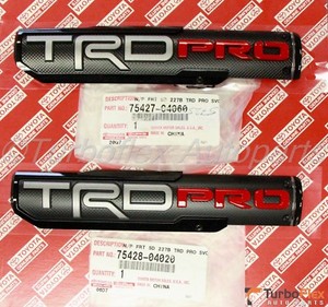 Toyota Tacoma 2016-2019 TRD PRO Front Door Emblem Set of 2 Genuine | eBay