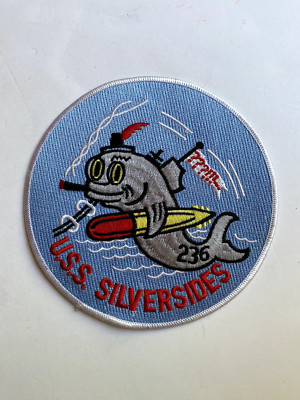 AK224 WW2 US Navy Submarine Patch USS Silversides 236 L1B | eBay