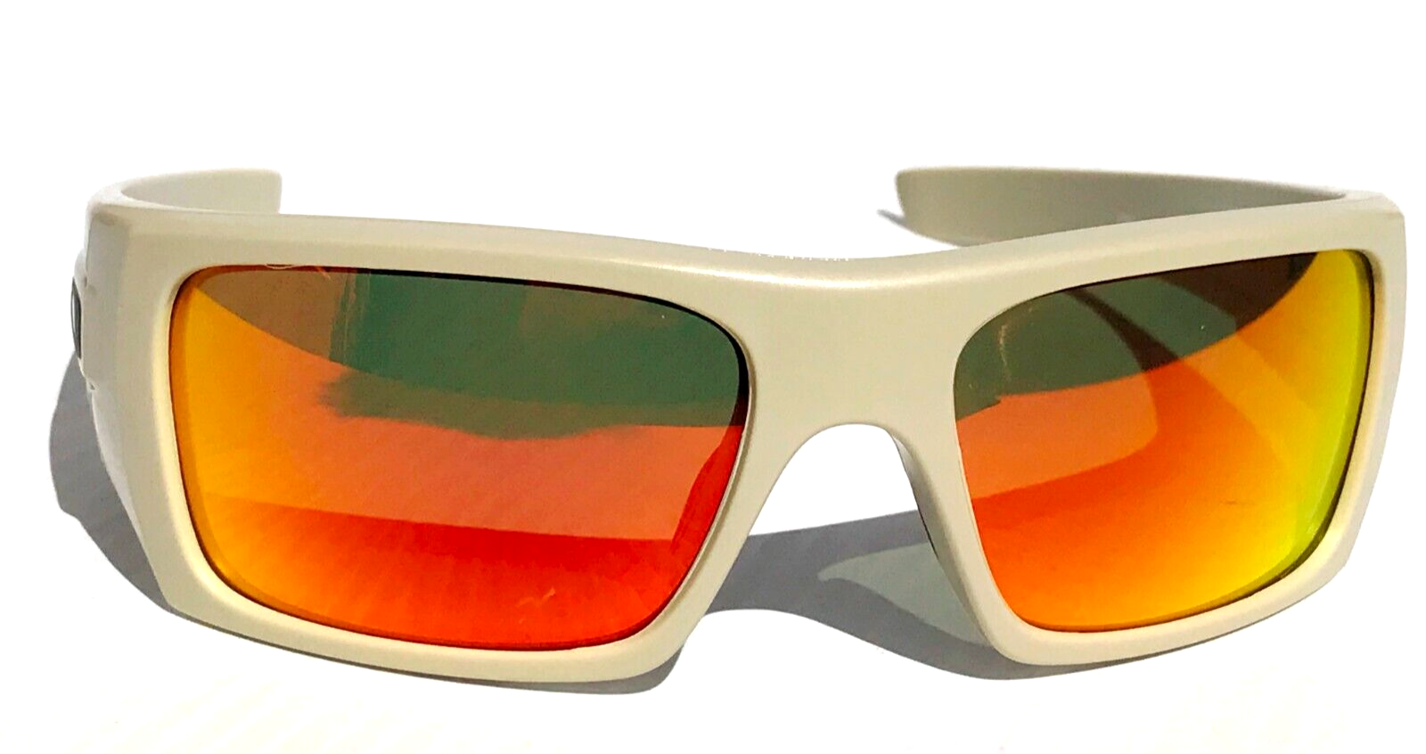 Oakley SI BALLISTIC DET CORD Desert Tan POLARIZED Galaxy Ruby Lens ...