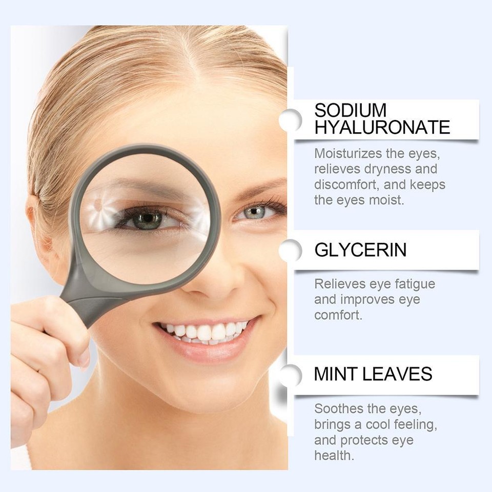 Vision Clear Eye Drops Improving Blurred and Dry Vision Gentle Eye Care ...