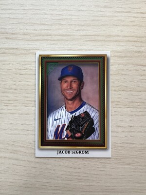 2022 Jacob deGrom Portrait Gallery Green Parallel /250 Topps Gallery # ...