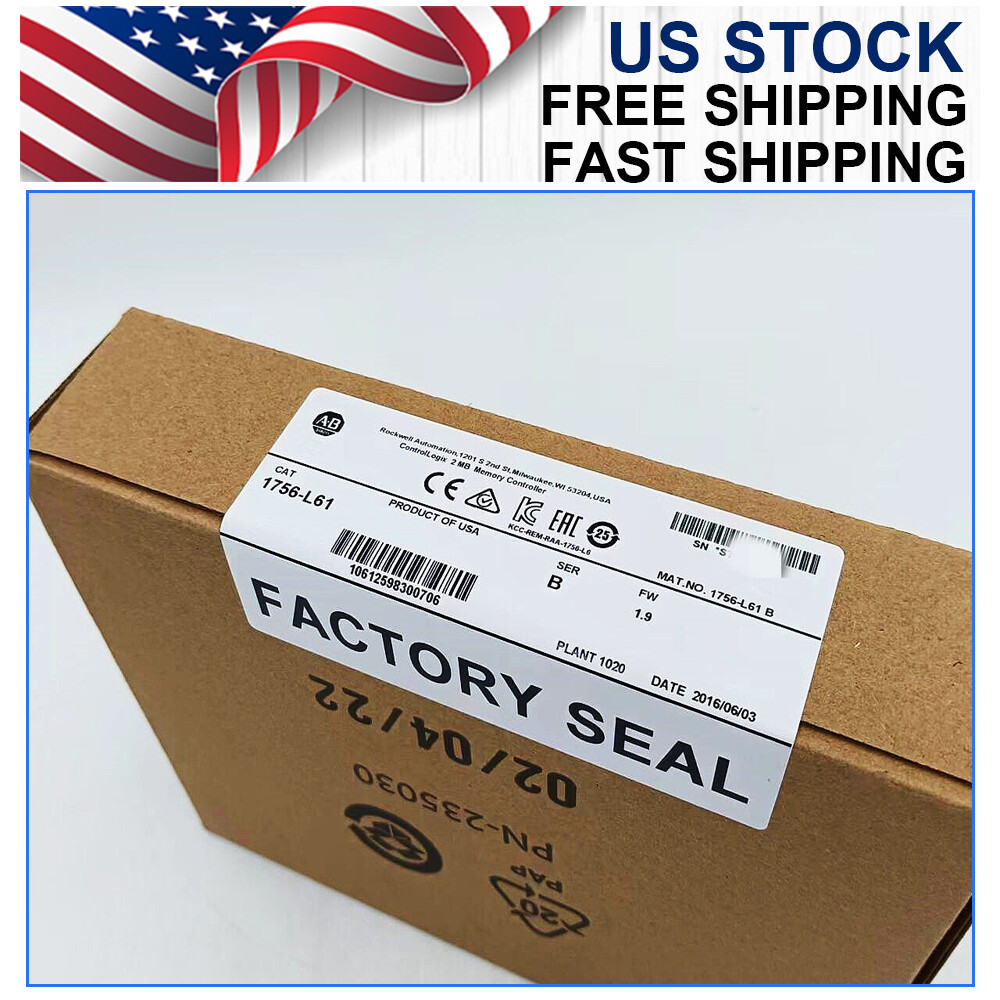 New Factory Sealed 1756-L61 SER B ControlLogix 2MB Memory Controller AB ...