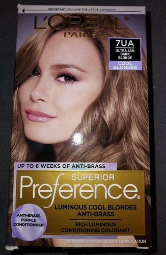 Loreal Superior Preference Permanent Hair Color 7UA Ultra Ash Dark ...