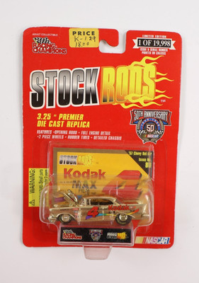 VTG 1998 Racing Champions Stock Rods #4 Kodak Gold Premier Diecast Car ...