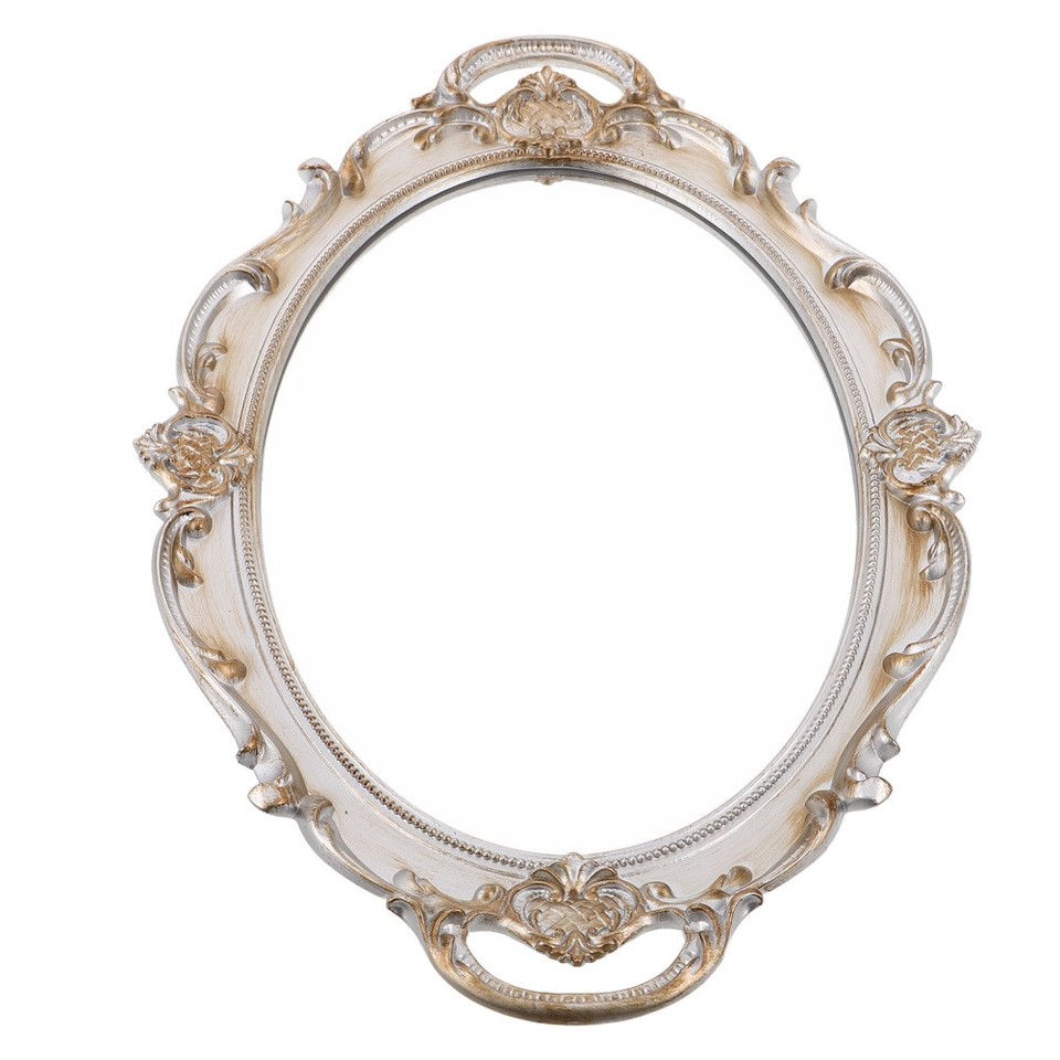 Small Tabletop Dressing Mirror - Vintage Countertop Makeup Mirror ...