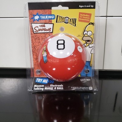 The Simpsons Talking Magic 8 Ball 2005 Sababa Toys Brand New | eBay