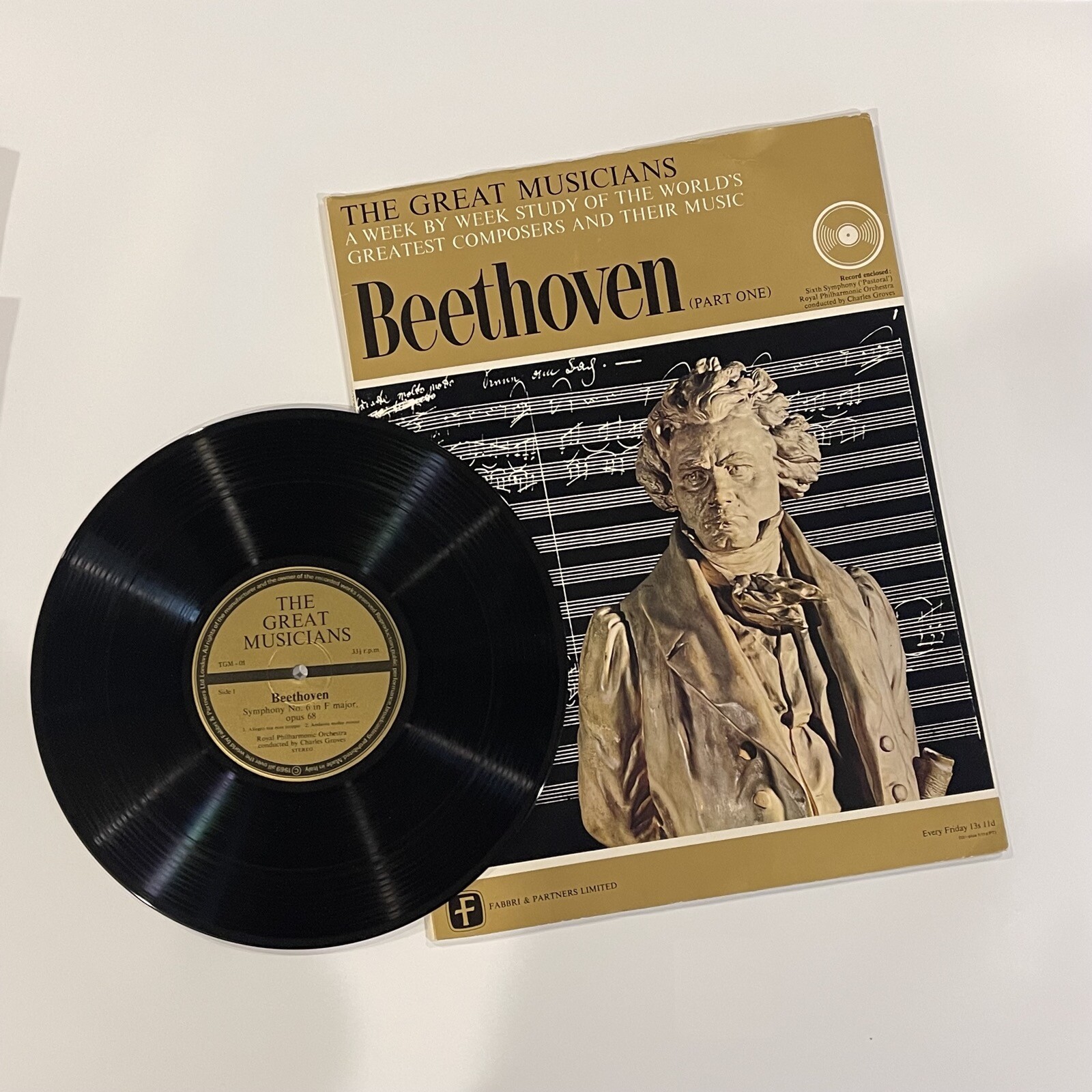 The Great Musicians BEETHOVEN Book and Vintage Vinyl LP Record Album | eBay
