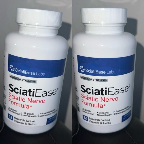 SciatiEase Labs Sciati Ease Sciatic Nerve 2pack ( 240 Capsules) - New ...
