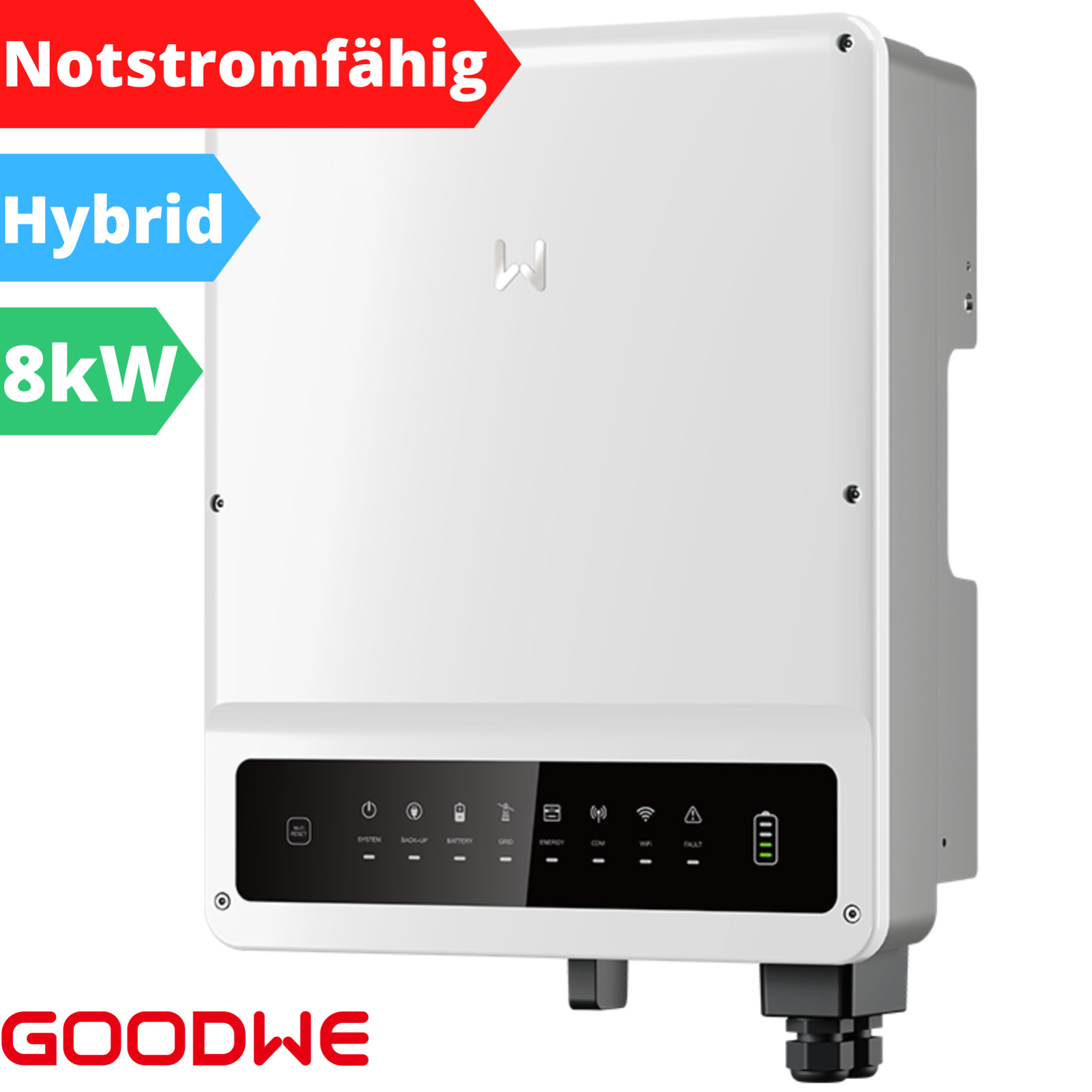 GoodWe GW8K-ET PLUS Wechselrichter Notstrom Hybrid Inverter Dreiphasig ...