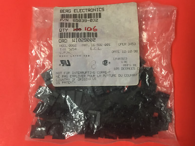 Berg Electronics - P/N: 65039-032 - Mini-Latch - QTY. (106) - NEW | eBay