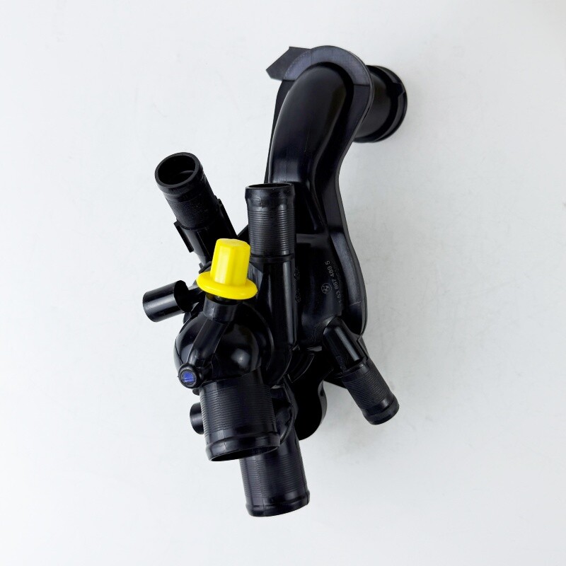 11538674895 Thermostat Housing w/ Thermostat and Adapter Bundle For ...