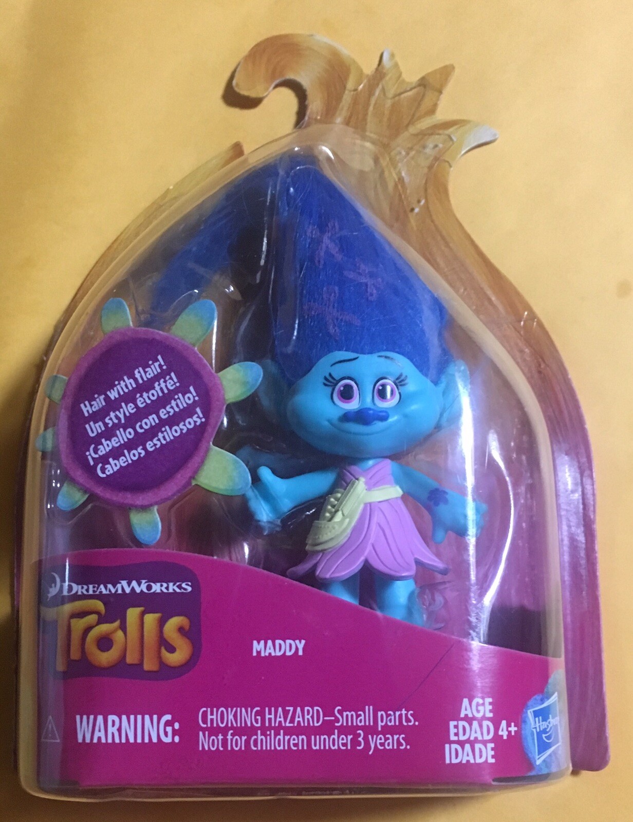 Trolls DreamWorks Maddy Collectible Figure with Printed Hair | eBay