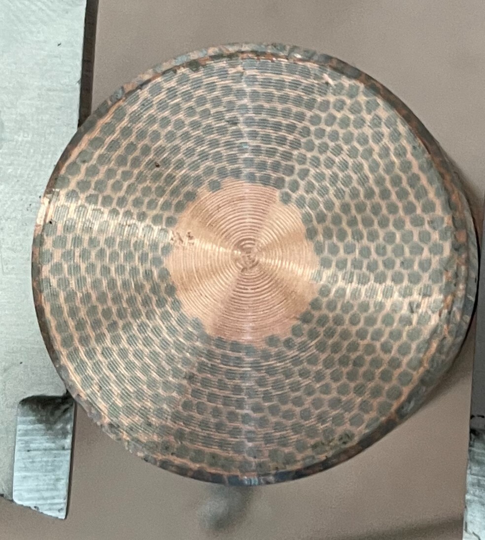 Superconductor round rod, 39mm OD and 1" length, 1.4mm NbTi wire dia ...